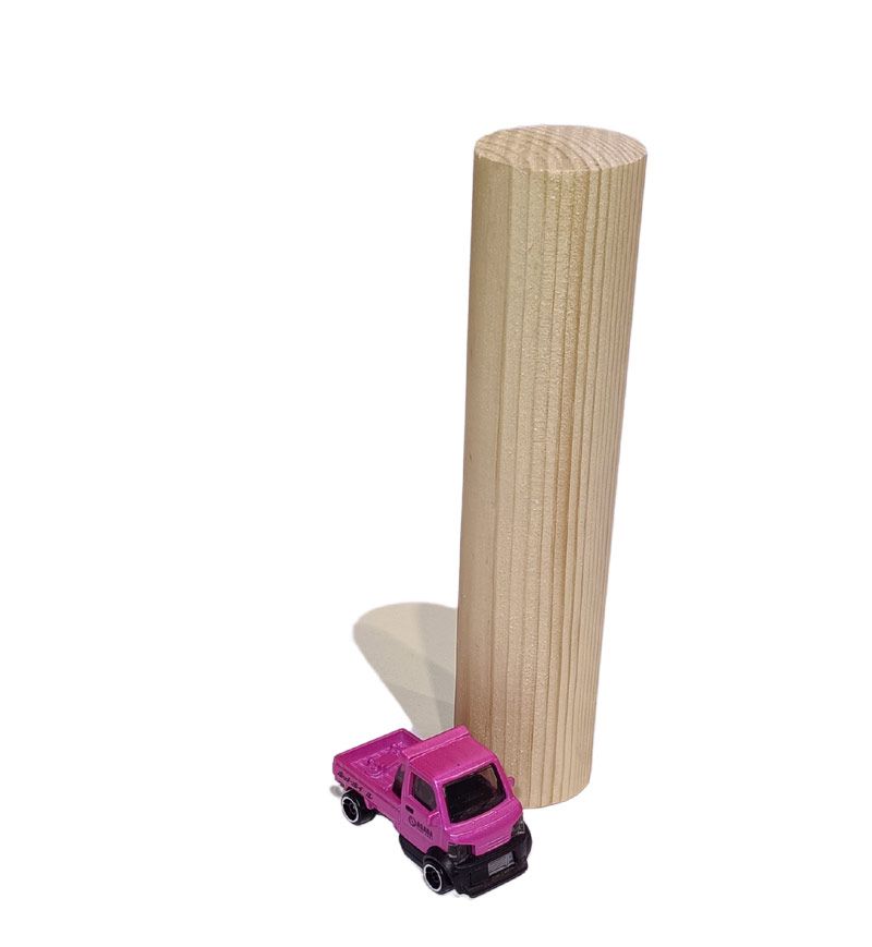 הארזים | מוט עגול קוטר 4 ס''מ | עצים | עץ אורן מוקצע